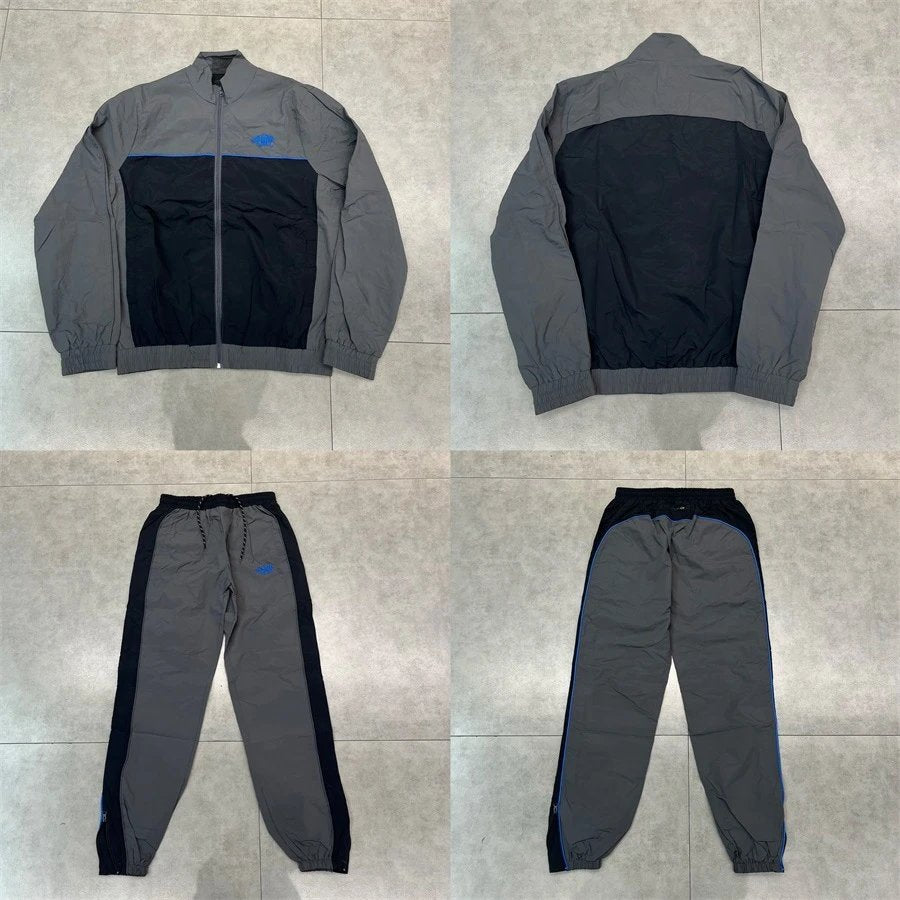 Sports Tracksuit Set Gray & Black - Athletic Sportswear – HypeSYX