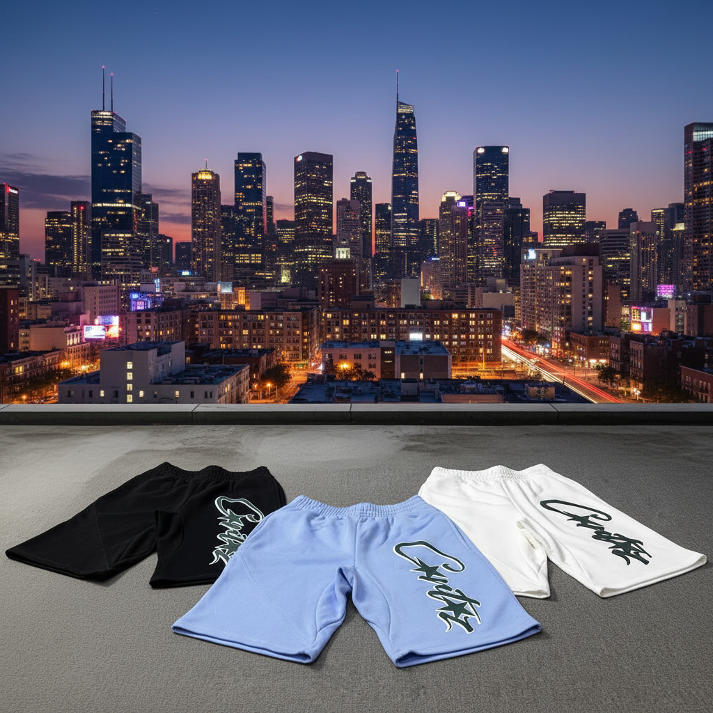 Corteiz Graffiti Logo Athletic Shorts - Streetwear Summer Style – HypeSYX